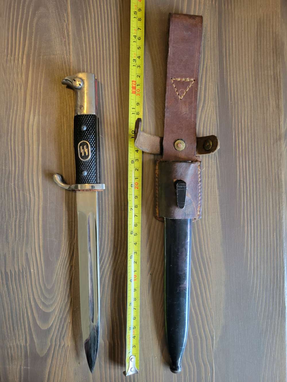 EXCELLENT WWII German K98 Dress Bayonet by Robert Klaas w/SS Runes ...