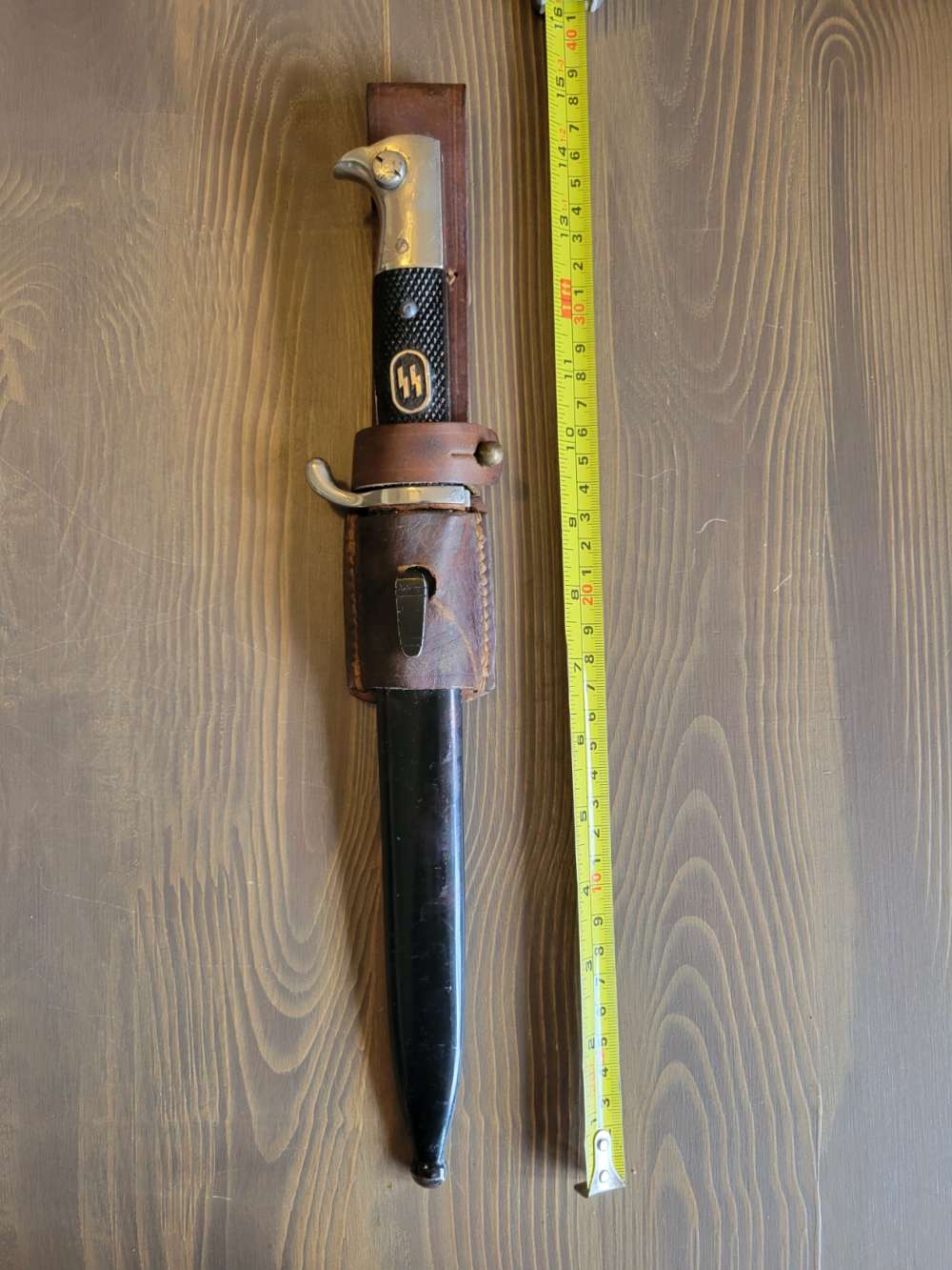 EXCELLENT WWII German K98 Dress Bayonet by Robert Klaas w/SS Runes ...