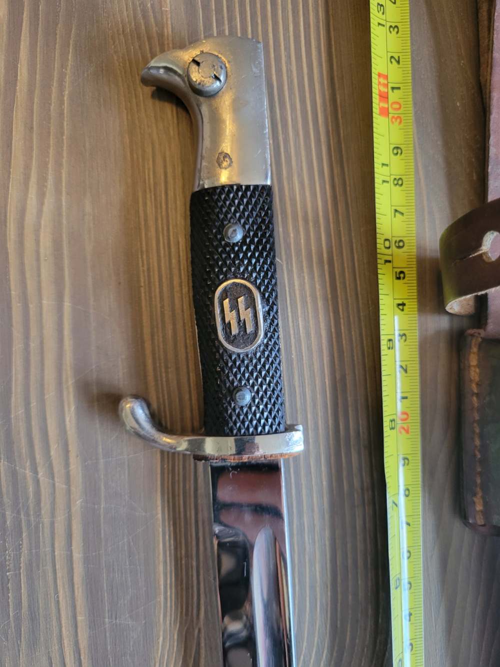 EXCELLENT WWII German K98 Dress Bayonet by Robert Klaas w/SS Runes ...