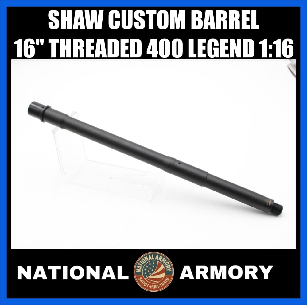 Shaw Custom Barrel 16" AR-15 400 Legend 1:16 Twist Threaded Muzzle - AR ...