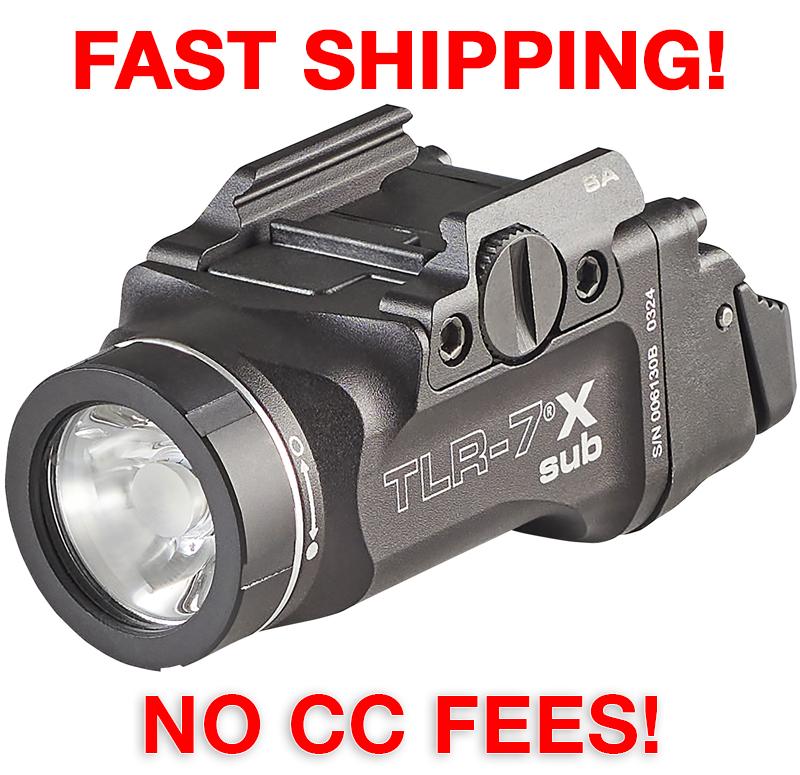 Streamlight 69408 Tlr-7 X Sub Usb Black Anodized 500 Lumens White Led ...