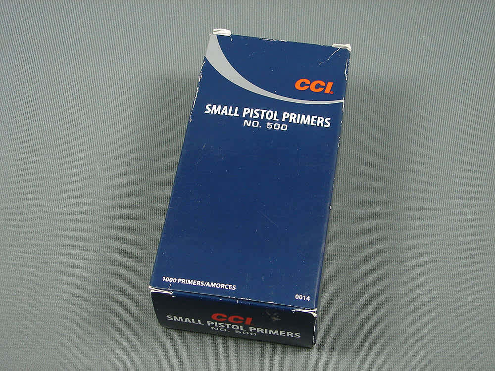 CCI Small Pistol Primers No. 500 New/Old Stock 900ct - Reloading ...
