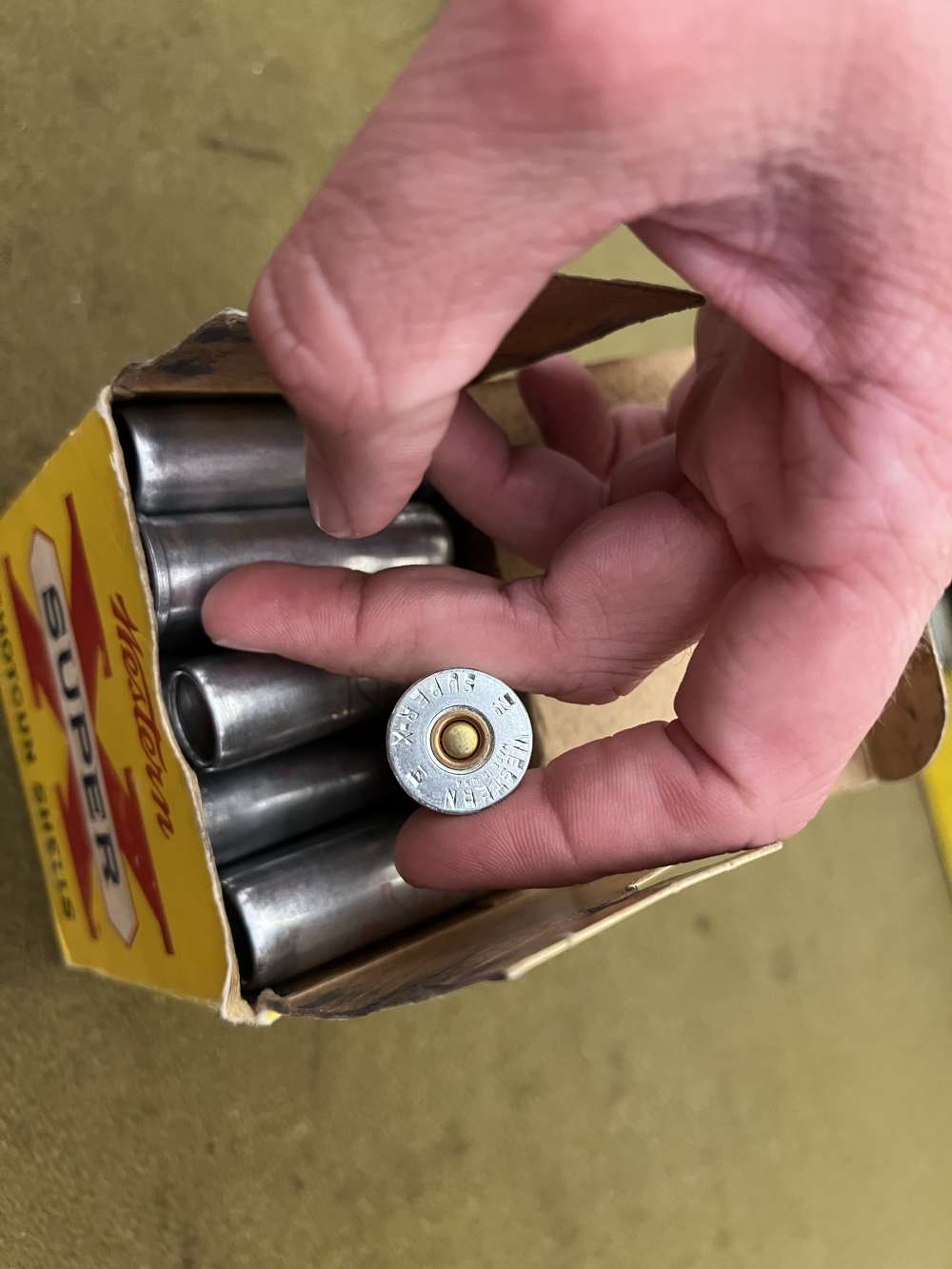 Full box 25 rounds Winchester Olin 14 gauge Model 59 aluminum ...