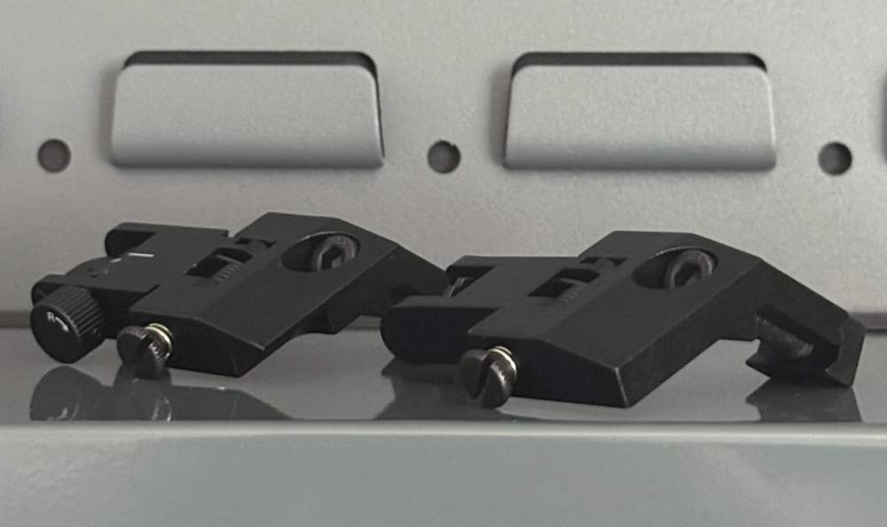 45 Degree Offset Aluminum Iron Sights - Gun Sights at GunBroker.com ...