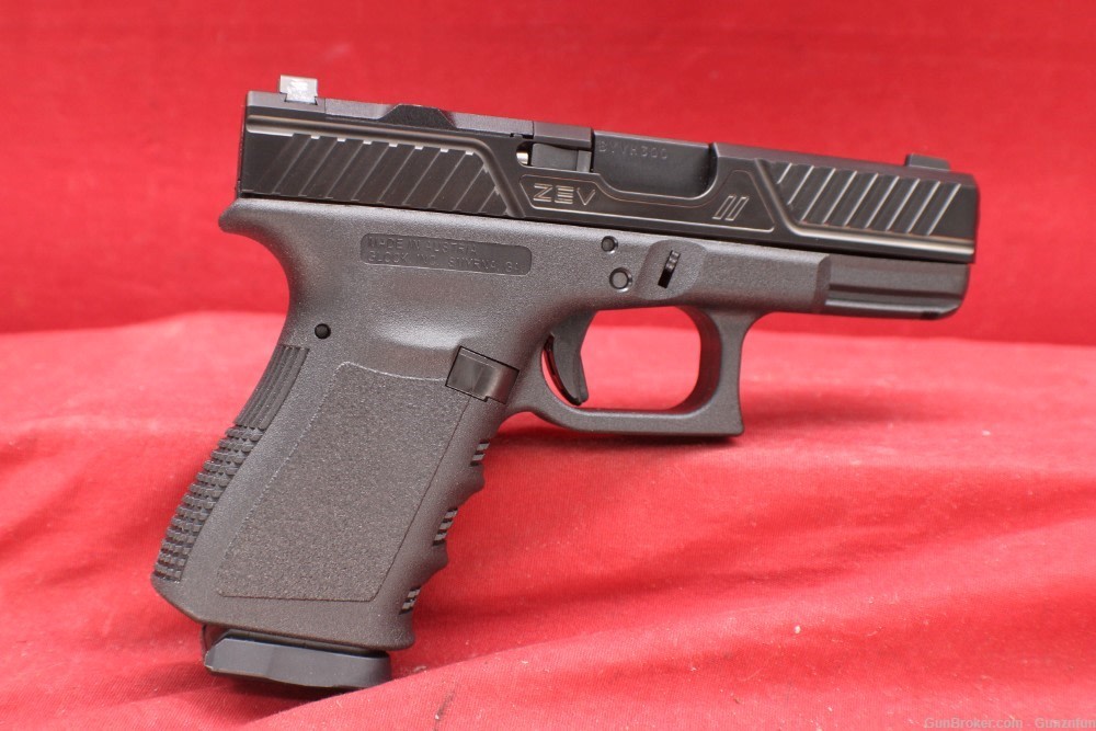 (31472)USED Glock G19 GEN 3 9 MM 4" barrel W/ ZEV slide & box - Semi ...