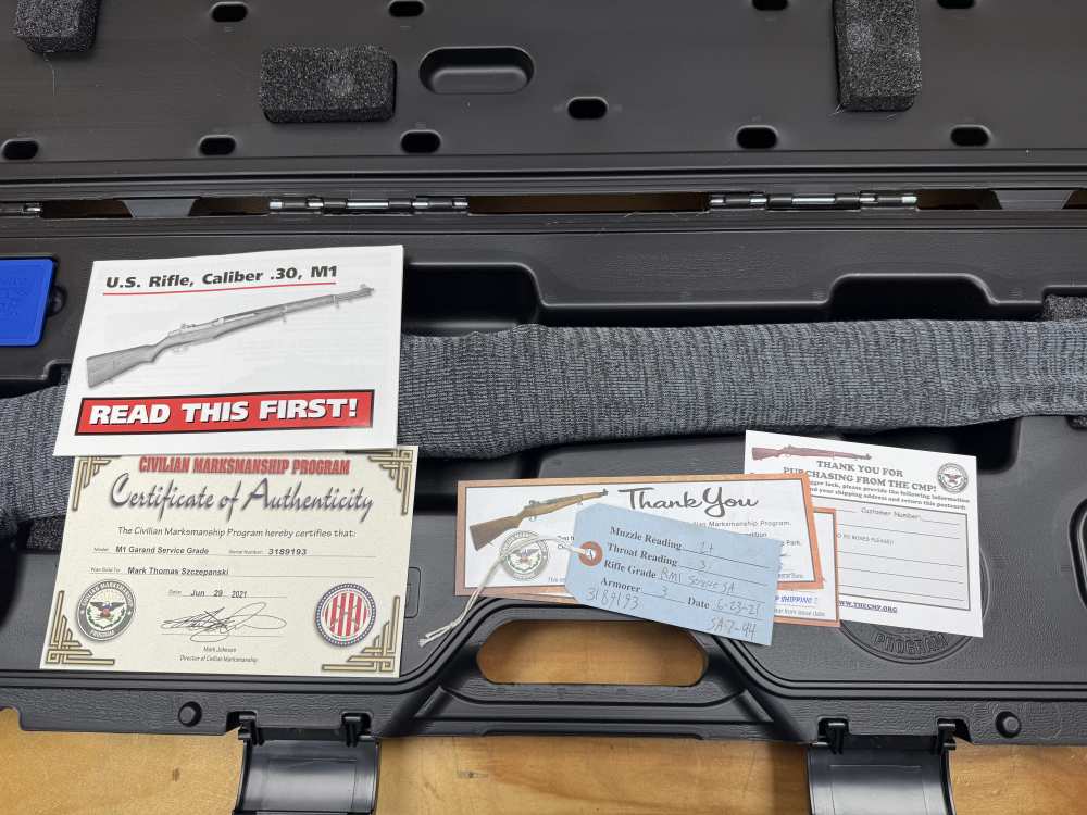 CMP M1 Garand SA Service Grade 3189193 Springfield 7-44 Rare C&R WWII ...