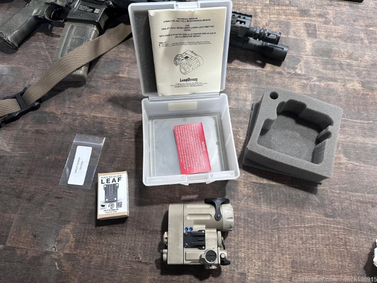 DBAL-D2 Class 1 IR laser LED QD mount Steiner Railscale LEAF - Laser ...