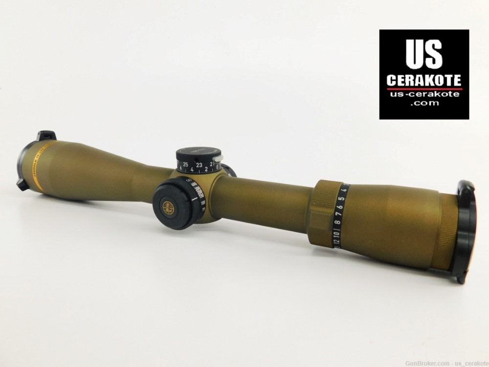 Leupold VX-6HD 3-18x44mm CDS-ZL2 Illum. TMOA Side Focus Burnt Bronze ...