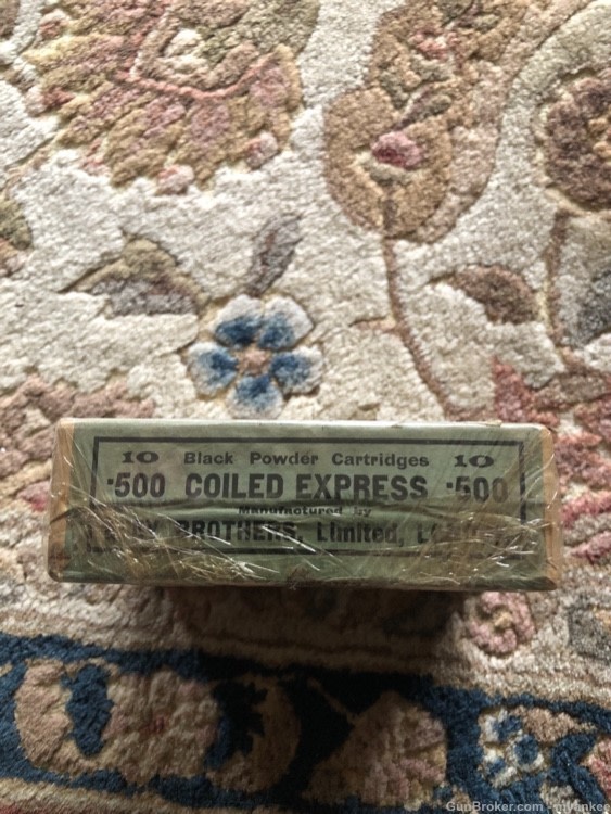 10 Eley Coiled Brass Black Powder Cartridges - Vintage Ammo at ...