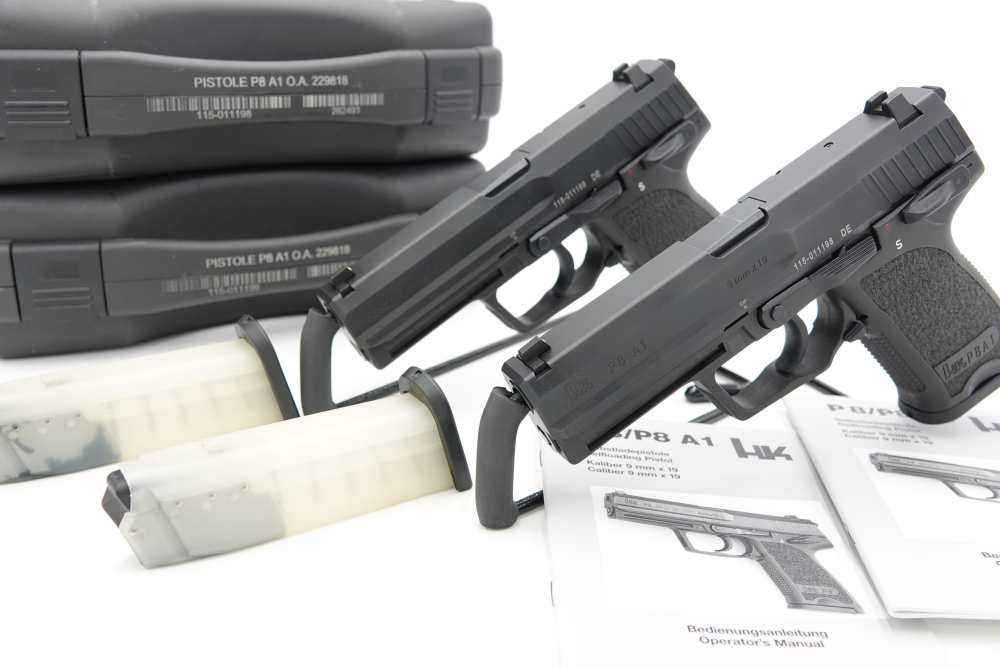 The Bundeswehr's Heckler & Koch HK P8 A1 P8A1 Consecutive PAIR! - Semi ...