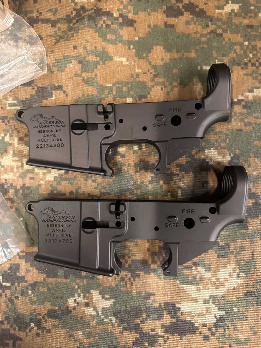 ANDERSON ARMS AR15 M16 LOWER. NEW 2 STRIPPED LOWERS - Semi Auto Rifles ...