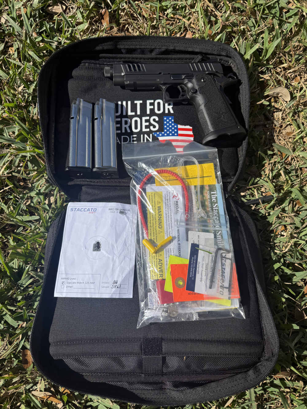 2022 Staccato P 2011 9mm Double Stack Optics Ready DLC Brl Threaded Brl ...