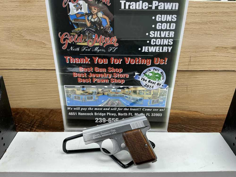 BAUER AUTOMATIC .25 ACP 1 MAGAZINE STAINLESS LAYAWAY AVAILABLE 10% DOWN ...