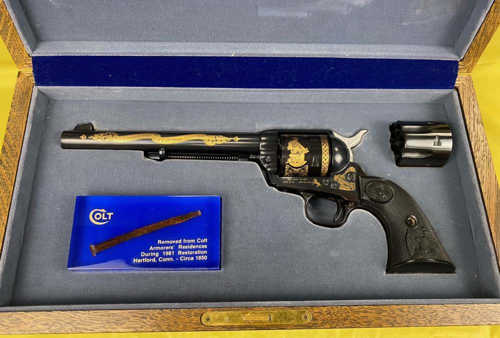 UBER RARE Colt Single Action Army Rusty Nail 44-40 Win SAA Letter Texas ...