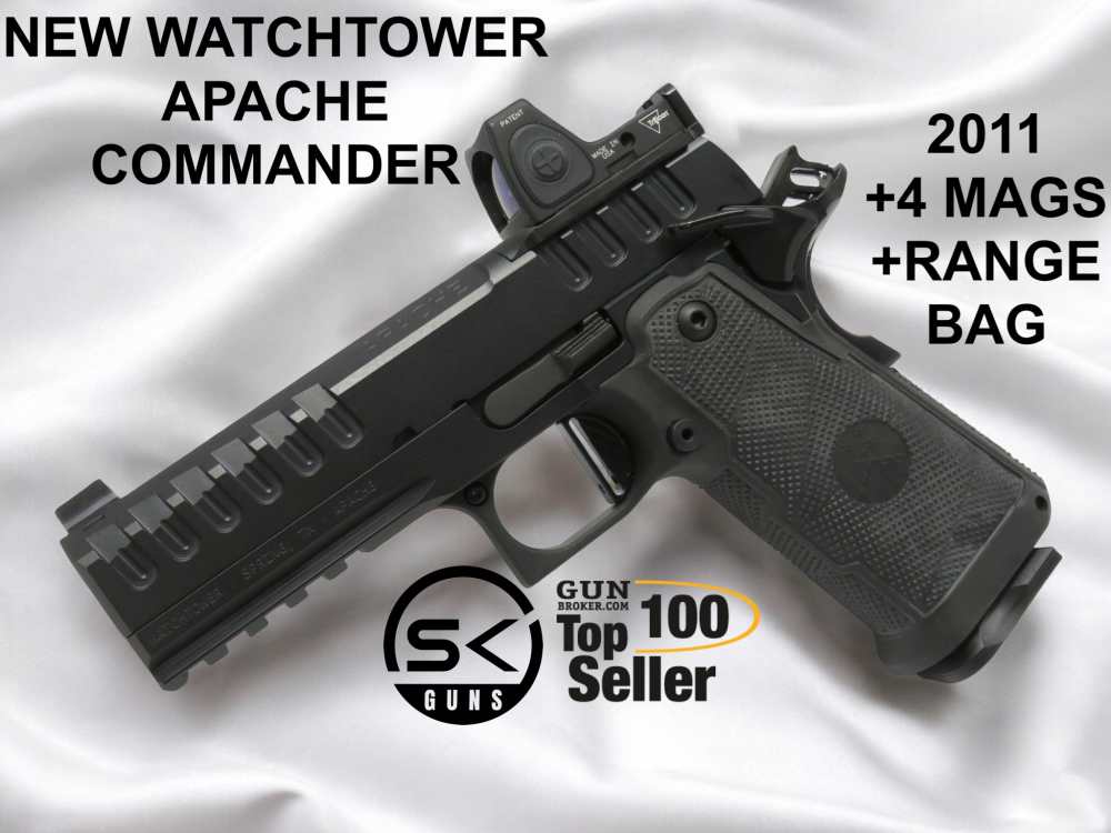 NEW WATCHTOWER APACHE COMMANDER 4.3" 2011 with x4 17+1MAGS - Semi Auto ...
