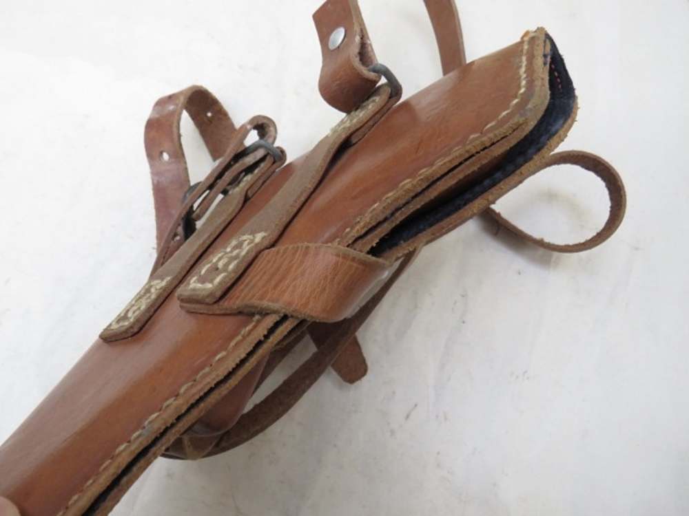 Chinese Tokarev Pistol Leather Holster with Strap & Cleaning Rod ...
