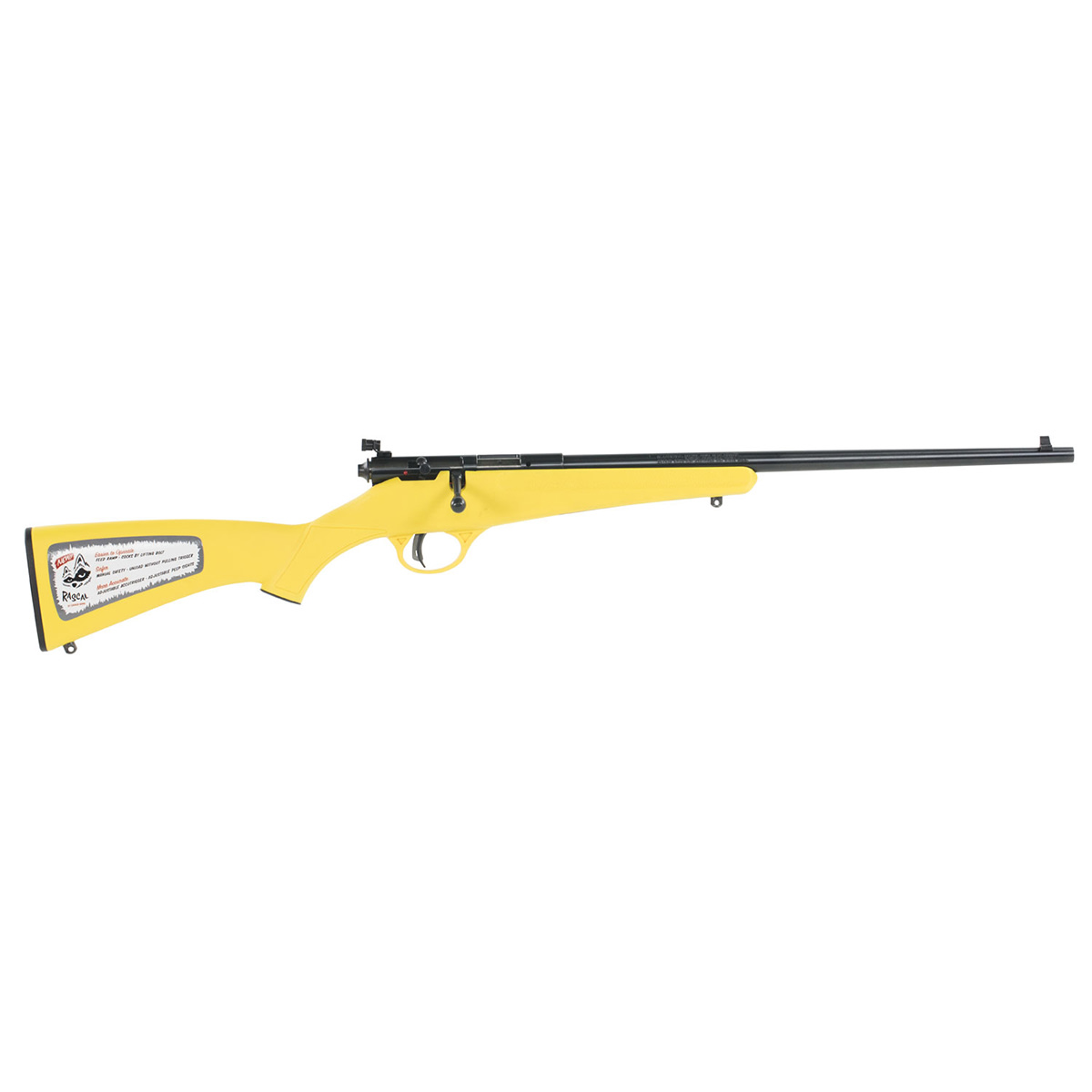 Savage Rascal 22 LR Rifle 16.12 Single Shot Youth Blued Yellow - Single ...