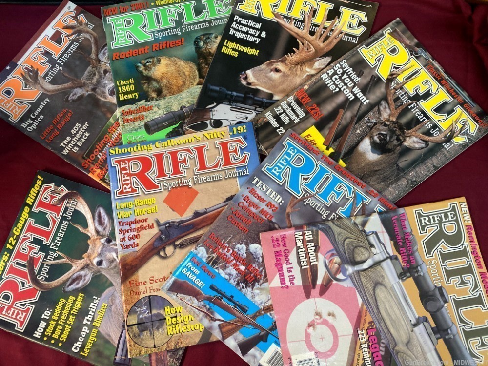 RIFLE The Sporting FIrearms Journal 2001-2003 - Magazines at GunBroker ...