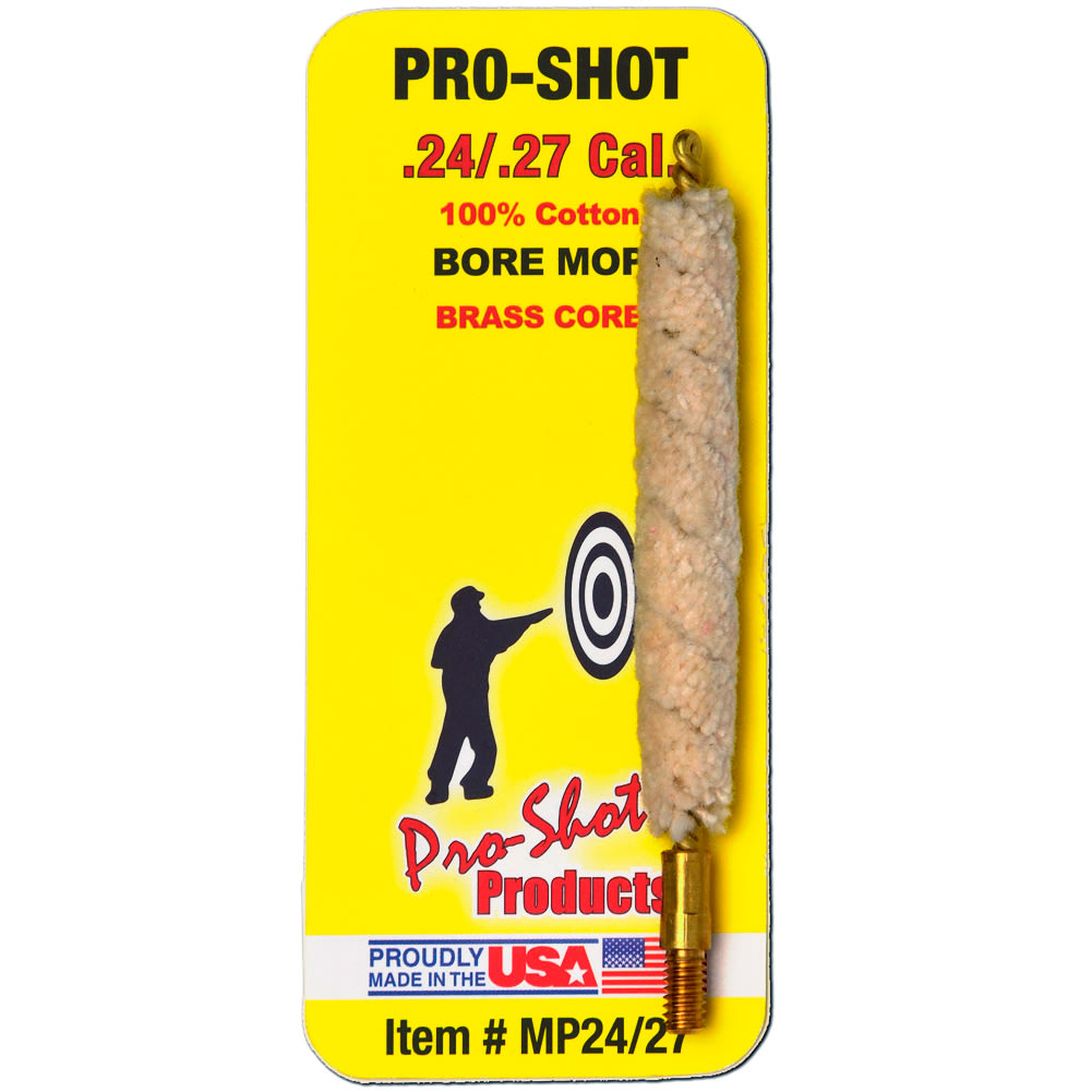 PRO-SHOT PRODUCTS 24-27 Caliber Cotton Bore Mop (MP24/27) - Gun ...