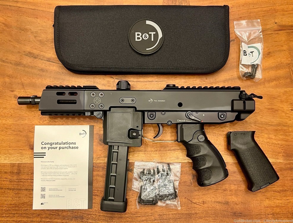 B&T KH9 Covert Black Pistol, BT-440000-C-US - Semi Auto Pistols at ...