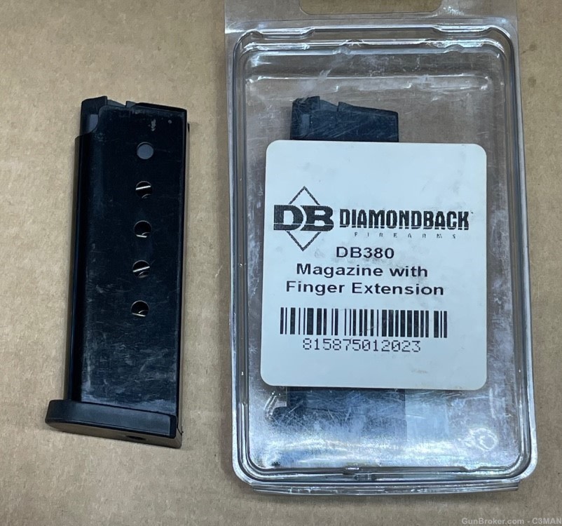 Pair of Diamondback DB 380 Magazines - Pistol Magazines & Pistol Clips ...