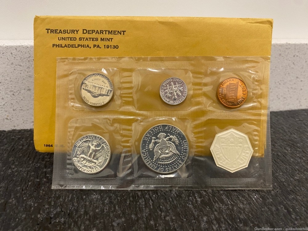 Beautiful 1964 United States Mint Uncirculated Proof Coin Set - US ...