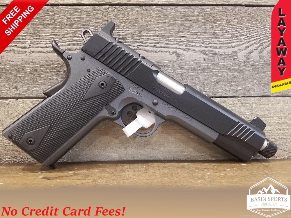 Kimber Custom LW Shadow Ghost 1911 45ACP Optic Ready (OR/TFS) 3000456 ...
