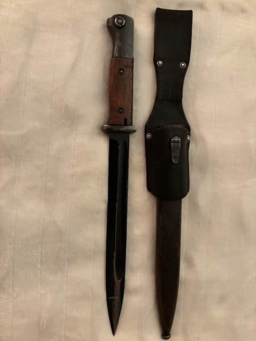 German K98 Bayonet Matching 1938 J. Sch. 5th Rarest - Bayonets at ...