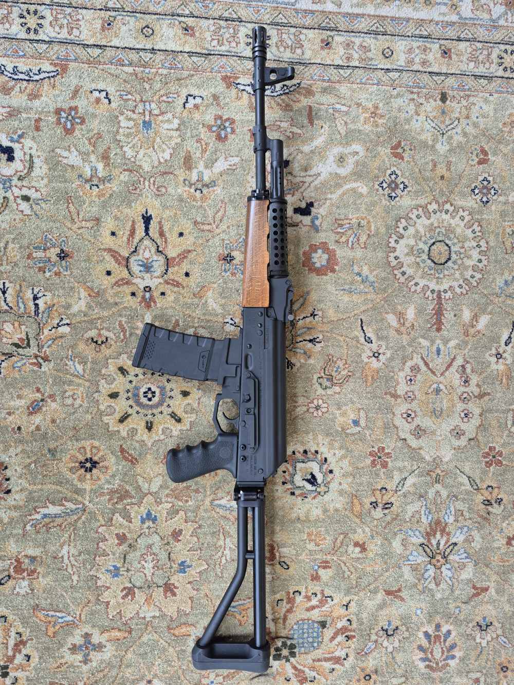 RARE! RUSSIAN MADE SAIGA AK 223/5.56 TAKES AR MAGS! CONVERTED IZMASH ...