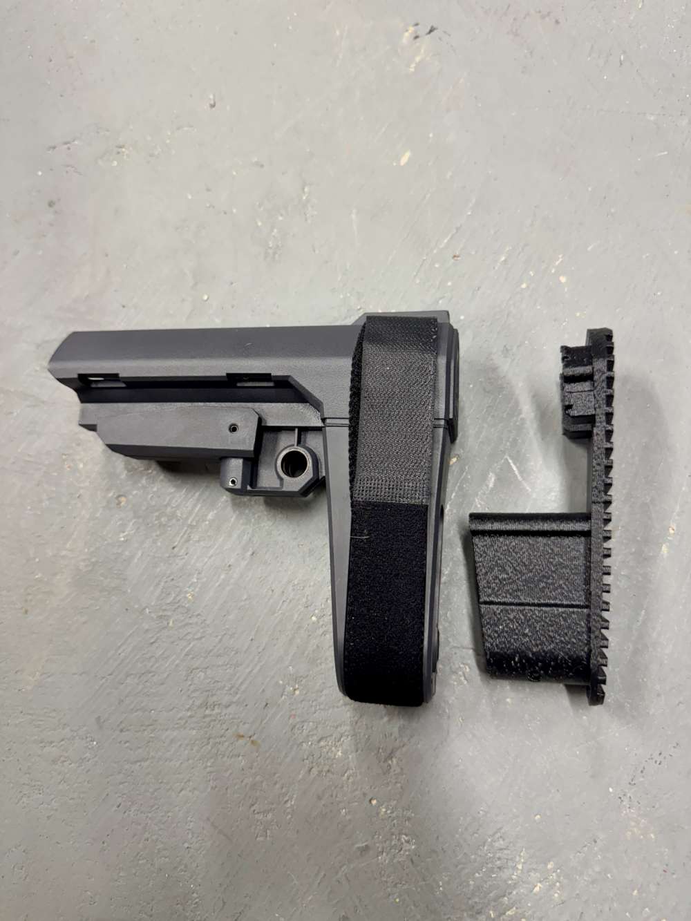 SB Tactical SBA3 Gray Pistol Brace with Dirty J Devoid Plug - Other AR ...