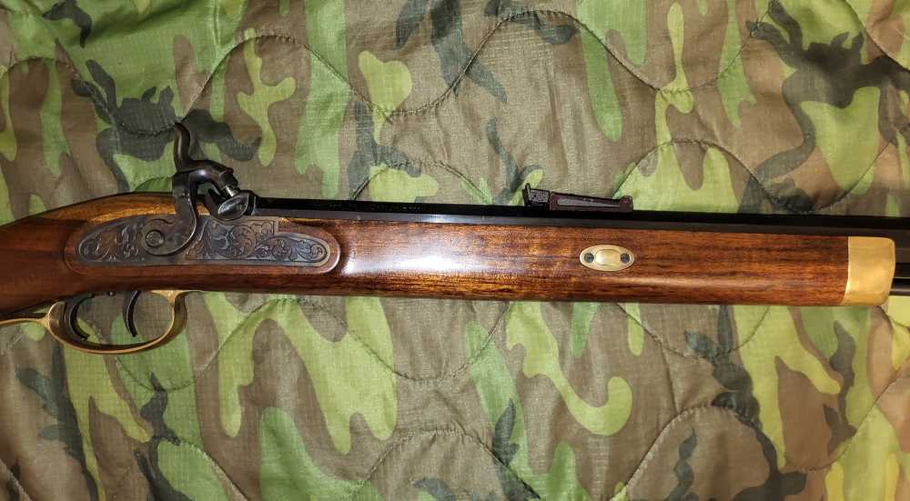 Vintage 1987 Investarm .50 Cal Hawken Rifle 28" Fiber Front Sight Nice ...