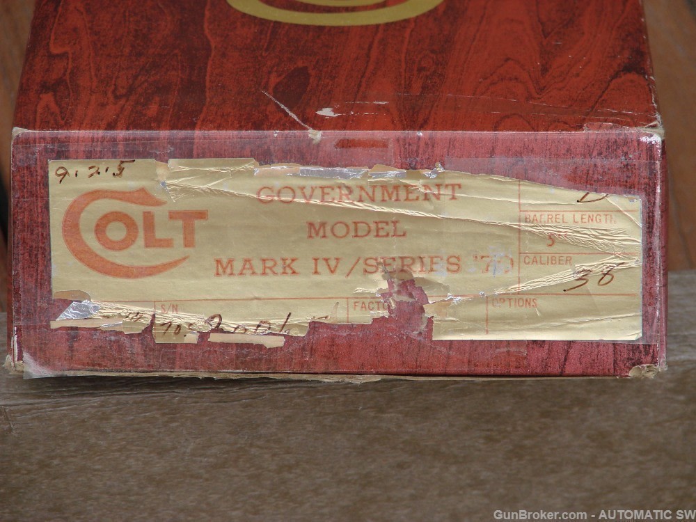 Clark Custom Long Heavy Slide 38 Spl Mid Range HBWC Colt Government 6 ...