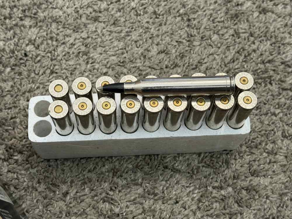Winchester 7mm STW ammo and brass ballistic silvertip 140 gr 3 live 17 ...