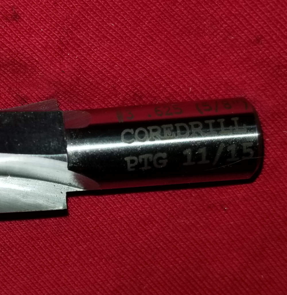 Pacific Tool and Gauge PTG Core Drill 5/8" w 3 pilots - Shooting ...