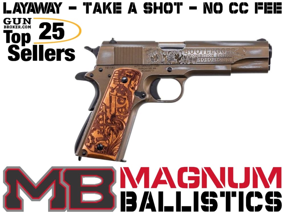 Auto Ordnance 1911 Bootlegger 45 ACP 1911BKOC9 - Semi Auto Pistols at ...