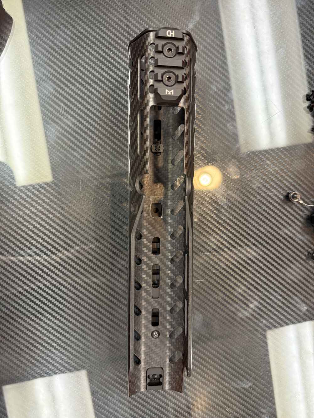 Very Rare Handl Defense Full Carbon Fiber Handguard For FN SCAR 16S ...