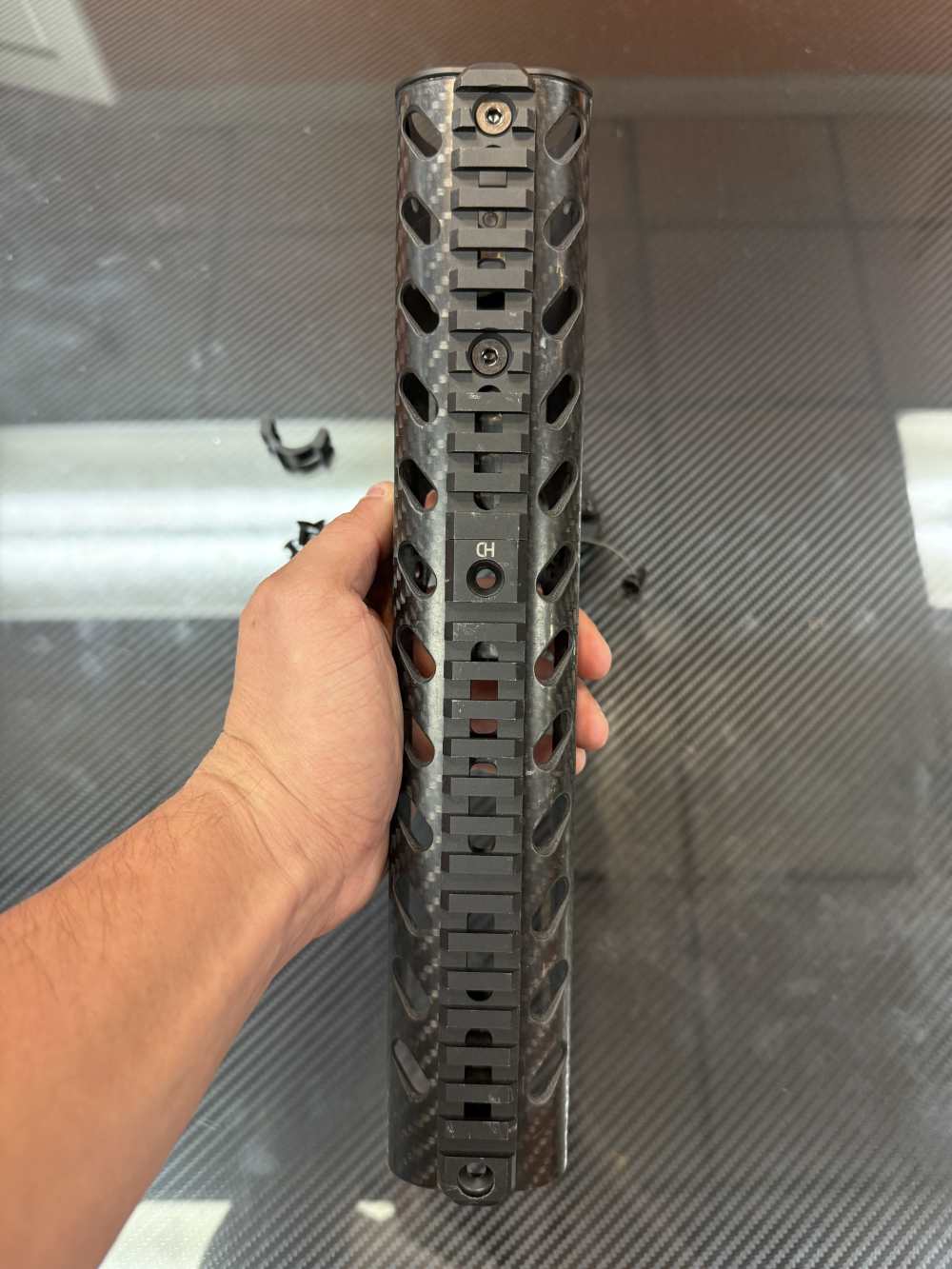 Very Rare Handl Defense Full Carbon Fiber Handguard For FN SCAR 16S ...