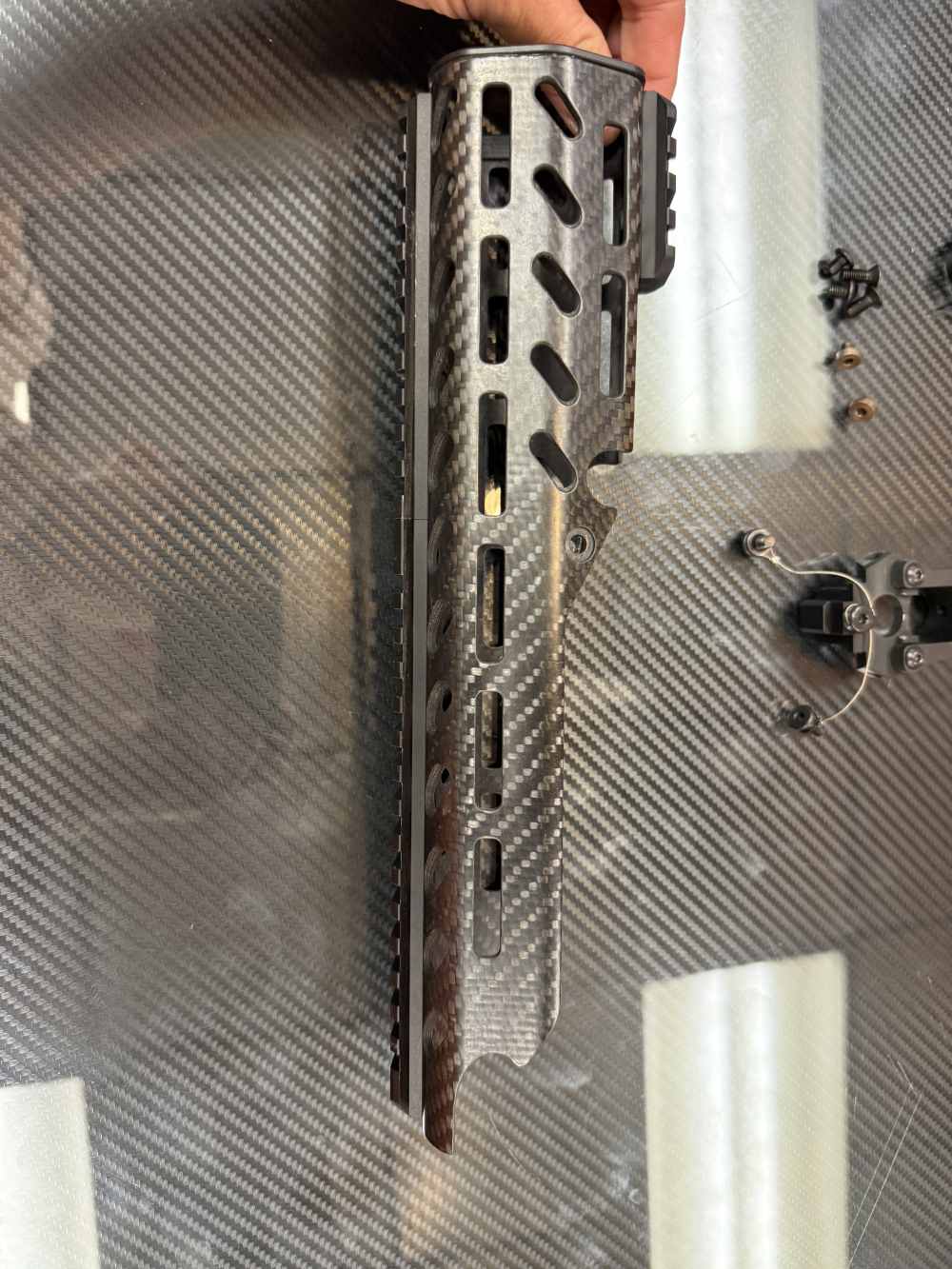 Very Rare Handl Defense Full Carbon Fiber Handguard For FN SCAR 16S ...