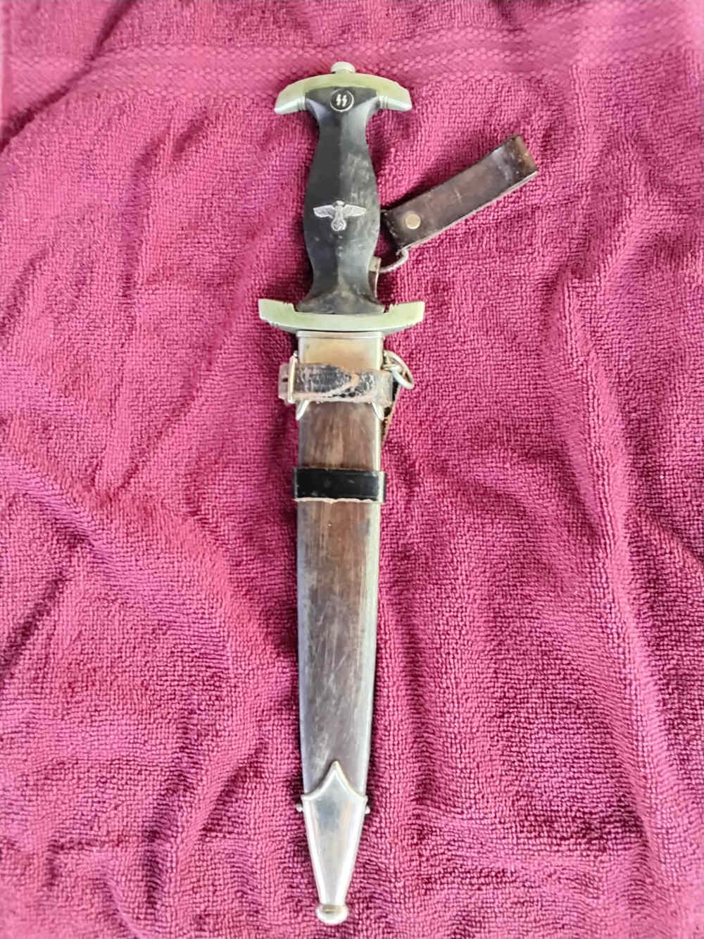 German Early 1934 SS Dagger With 1937 SS Leather Holder - WWI & WWII ...