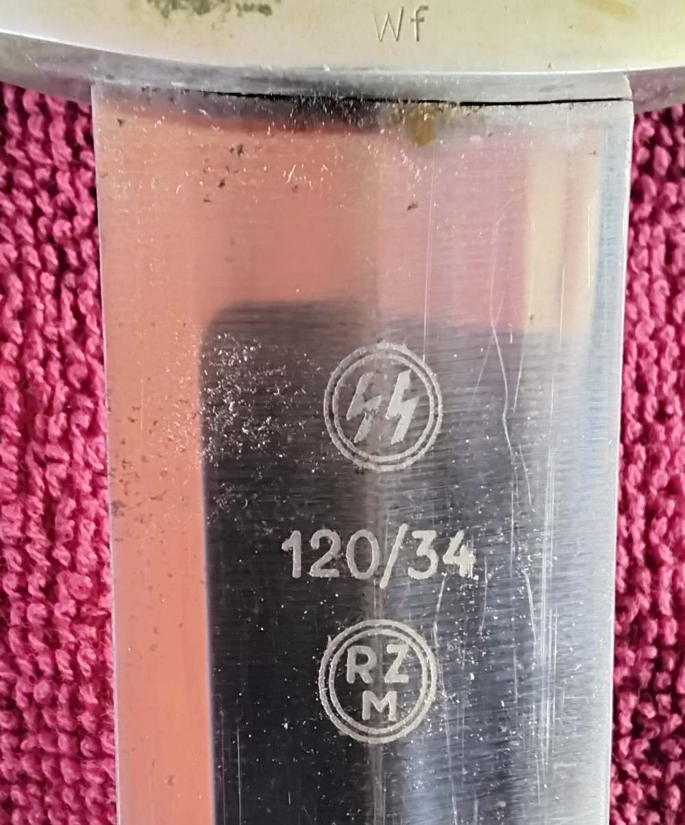 German Early 1934 SS Dagger With 1937 SS Leather Holder - WWI & WWII ...