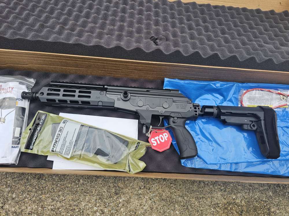 Galil Ace 5.45 braced pistol - iMI IWI 8" - Semi Auto Pistols at ...