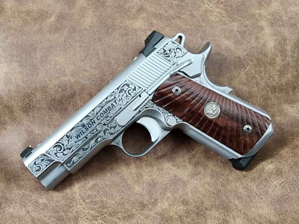 NIB WILSON COMBAT TACTICAL CARRY ENGRAVED 9MM 4" CASE - Semi Auto ...