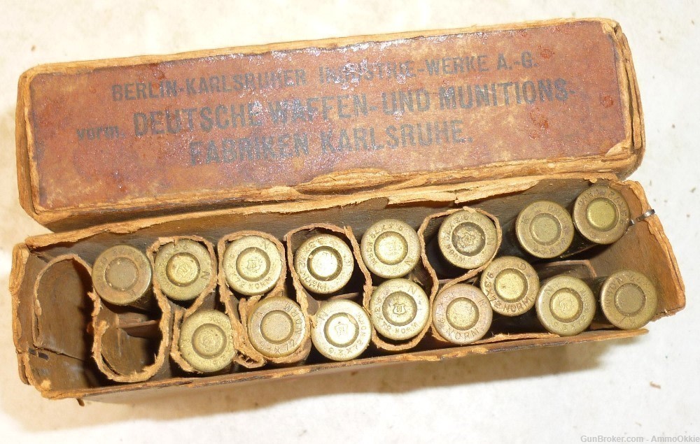 1rd - 9.3x72 NORMAL - 9.3x72R - ORIGINAL AMMO - German Early 1900s ...