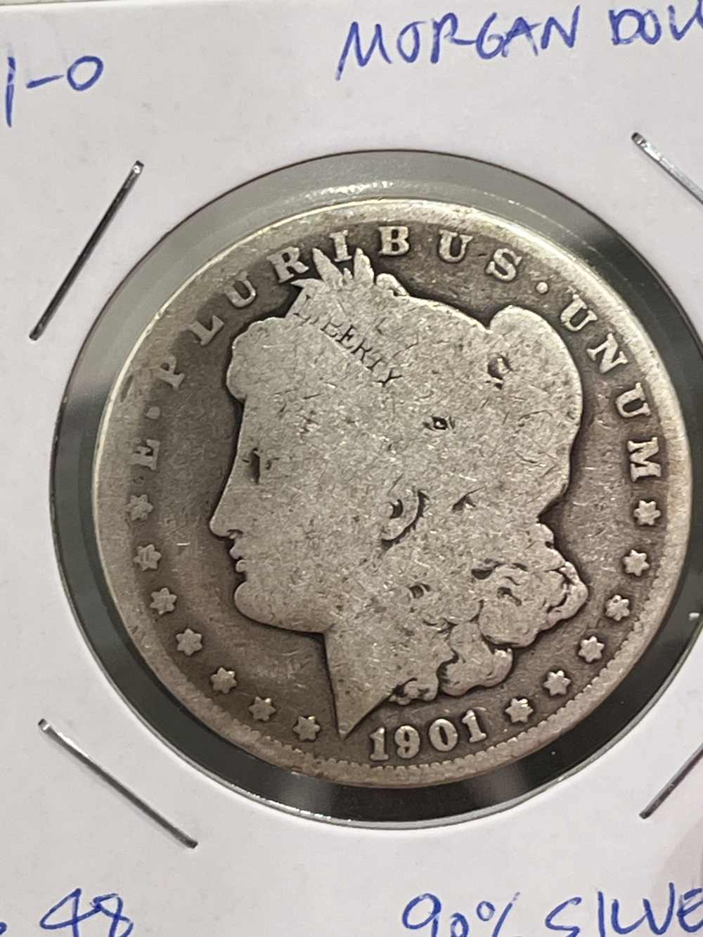 Beautiful 1901-O Morgan Silver Dollar 90% Silver G - Silver Coins at ...
