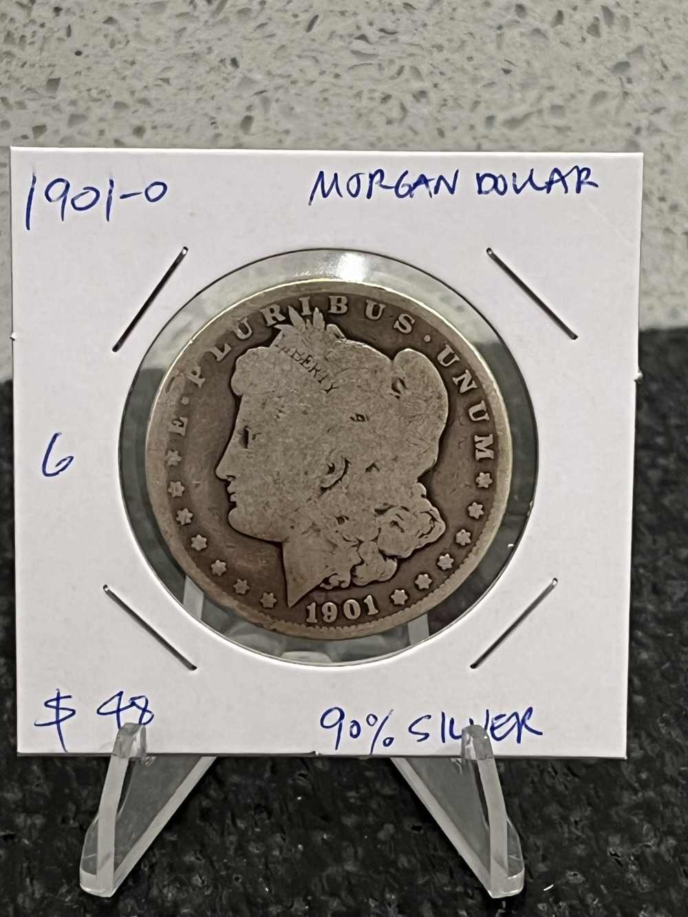 Beautiful 1901-O Morgan Silver Dollar 90% Silver G - Silver Coins at ...