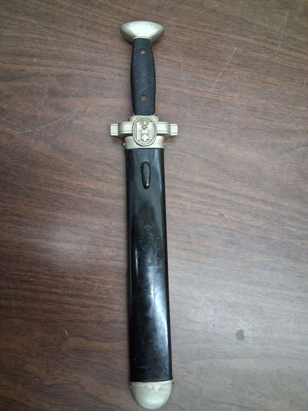 WW2 GERMAN RED CROSS DAGGER & SCABBARD - Daggers at GunBroker.com ...