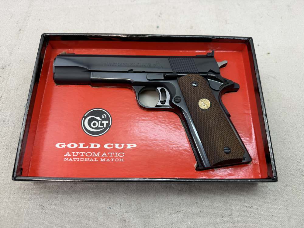 Colt Gold Cup National Match .45 ACP 99%+ w/Factory Box Mfg. 1966 C&R ...