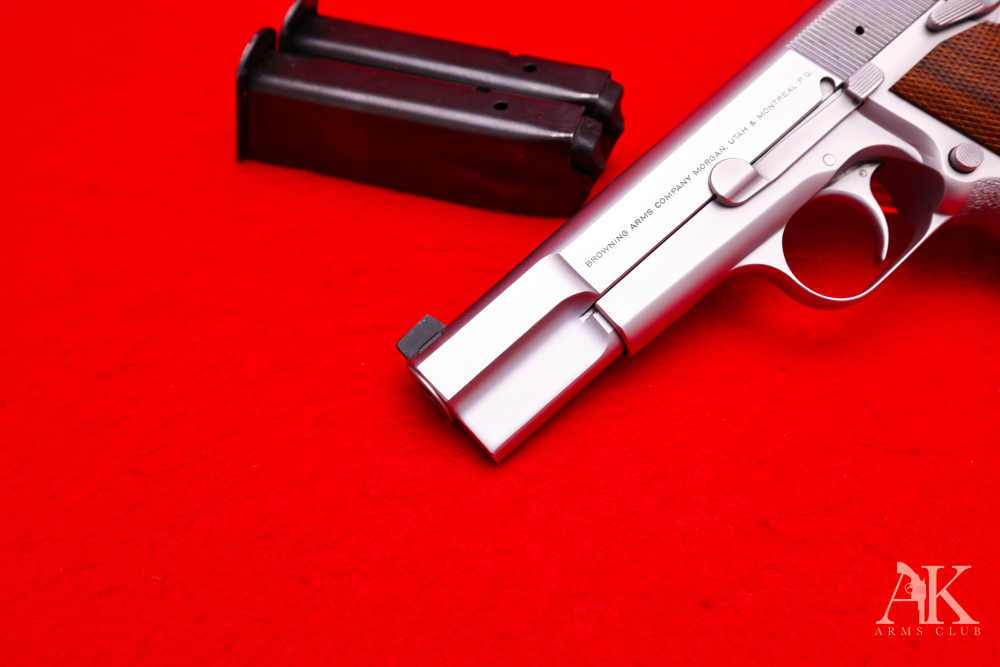 1994 Browning Hi-Power 9mm FULL CUSTOM BUILD 9mm - Hard Chrome Finish ...