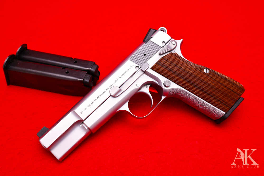 1994 Browning Hi-Power 9mm FULL CUSTOM BUILD 9mm - Hard Chrome Finish ...