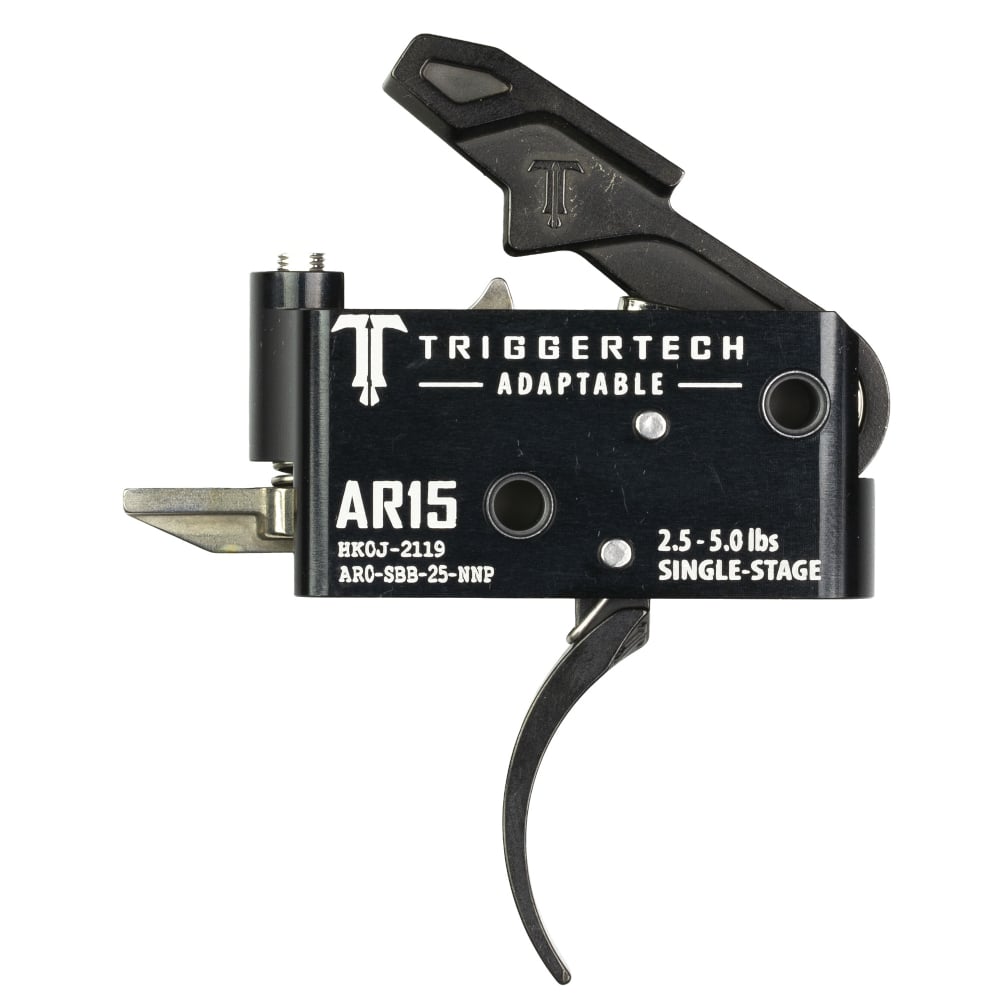 TriggerTech Trigger Adaptable Curved Sgl Stage Fits AR-15 AR0-SBB-25-NNP - AR Triggers at ...